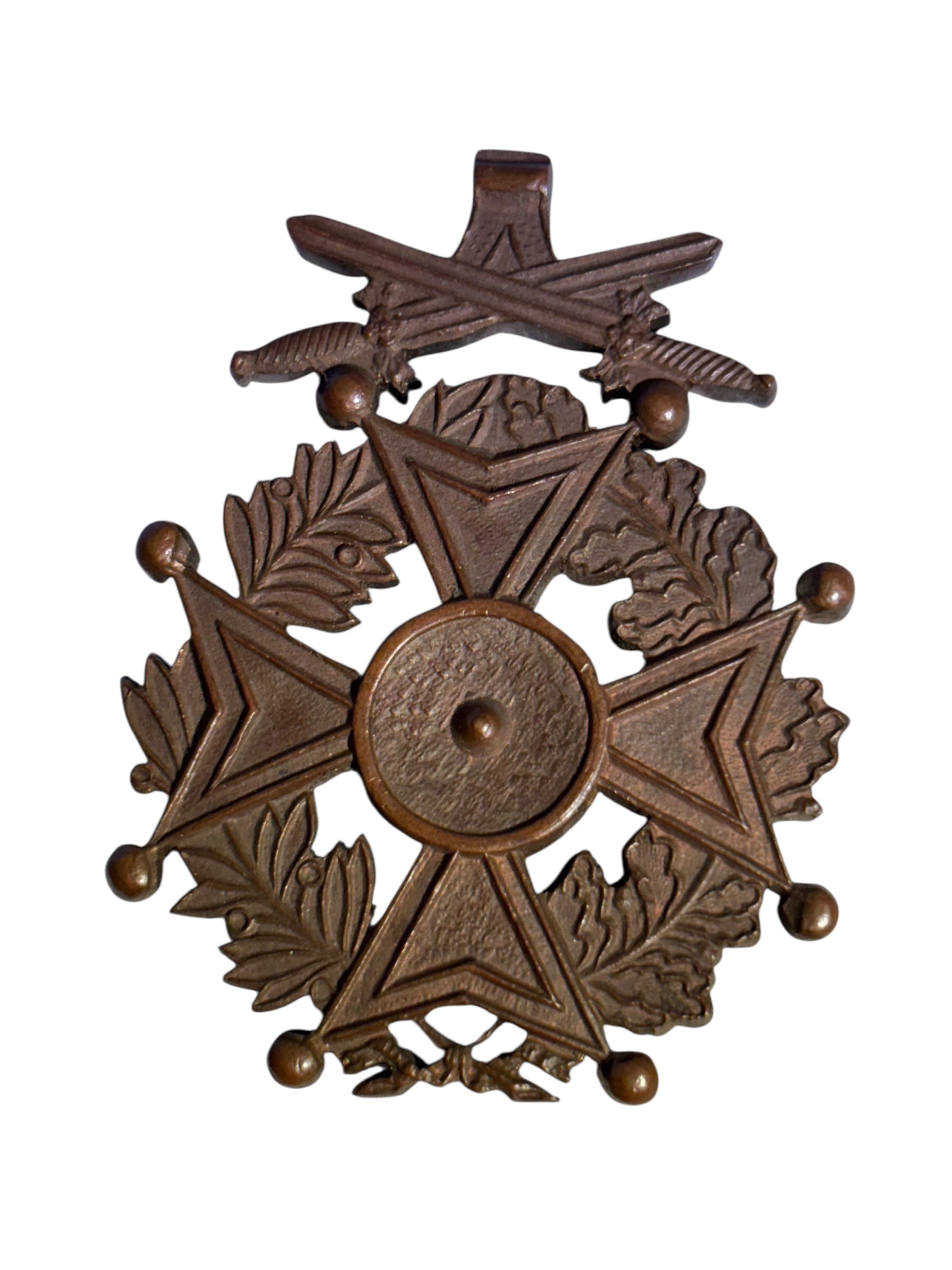 Belgisch Militair Kruis Model Leopold II onderdeel – Hasenbos Militaria